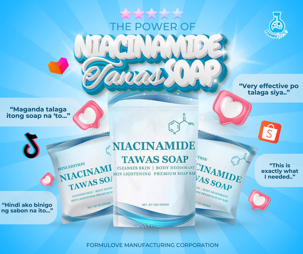 Niacinamide Tawas Soap – Shoppers Market